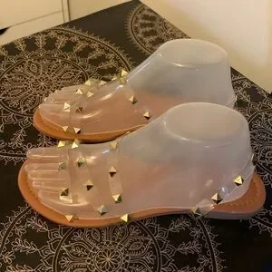 Everglades | Shoes | Everglades Pyramid Studded Strappy Sandals Size 7 ...